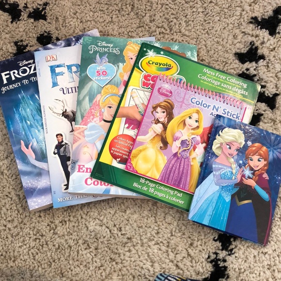 Disney | Toys | Assorted Disney Princess Activity Books | Poshmark